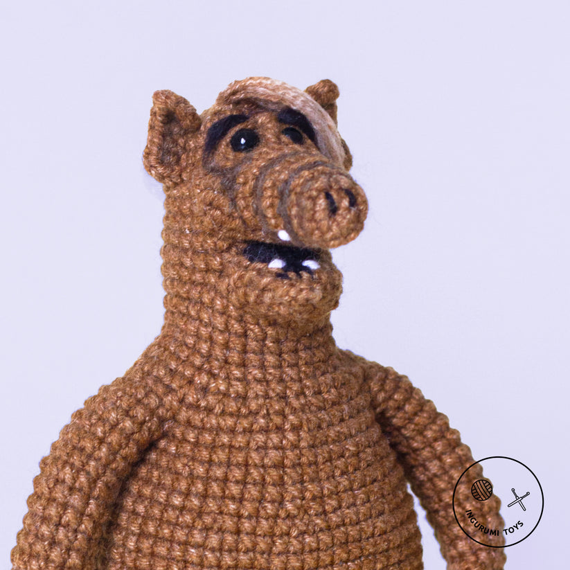 ALF Alien Amigurumi Toy PDF Crochet Pattern – Ingurumi Toys