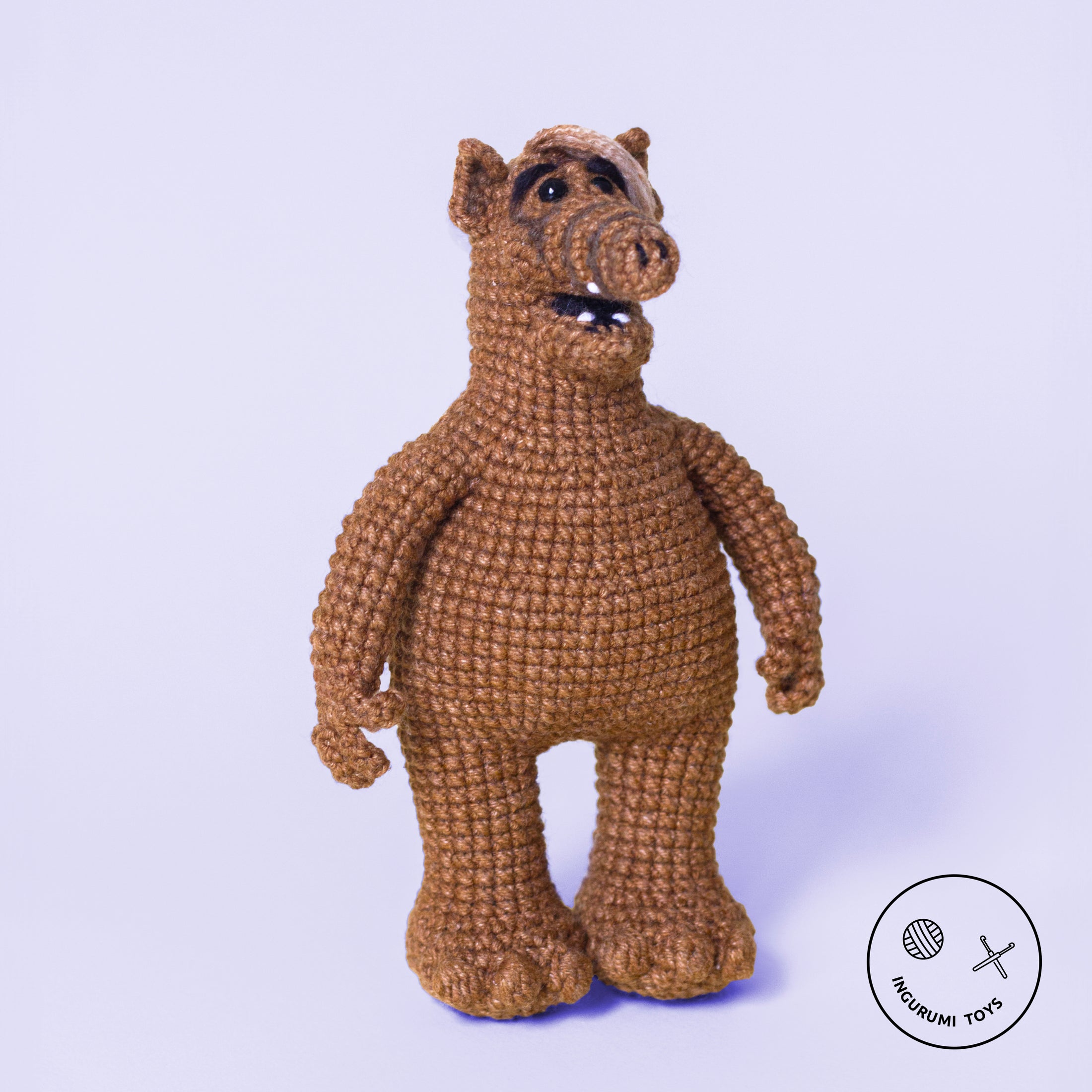 ALF Alien Amigurumi Toy PDF Crochet Pattern – Ingurumi Toys