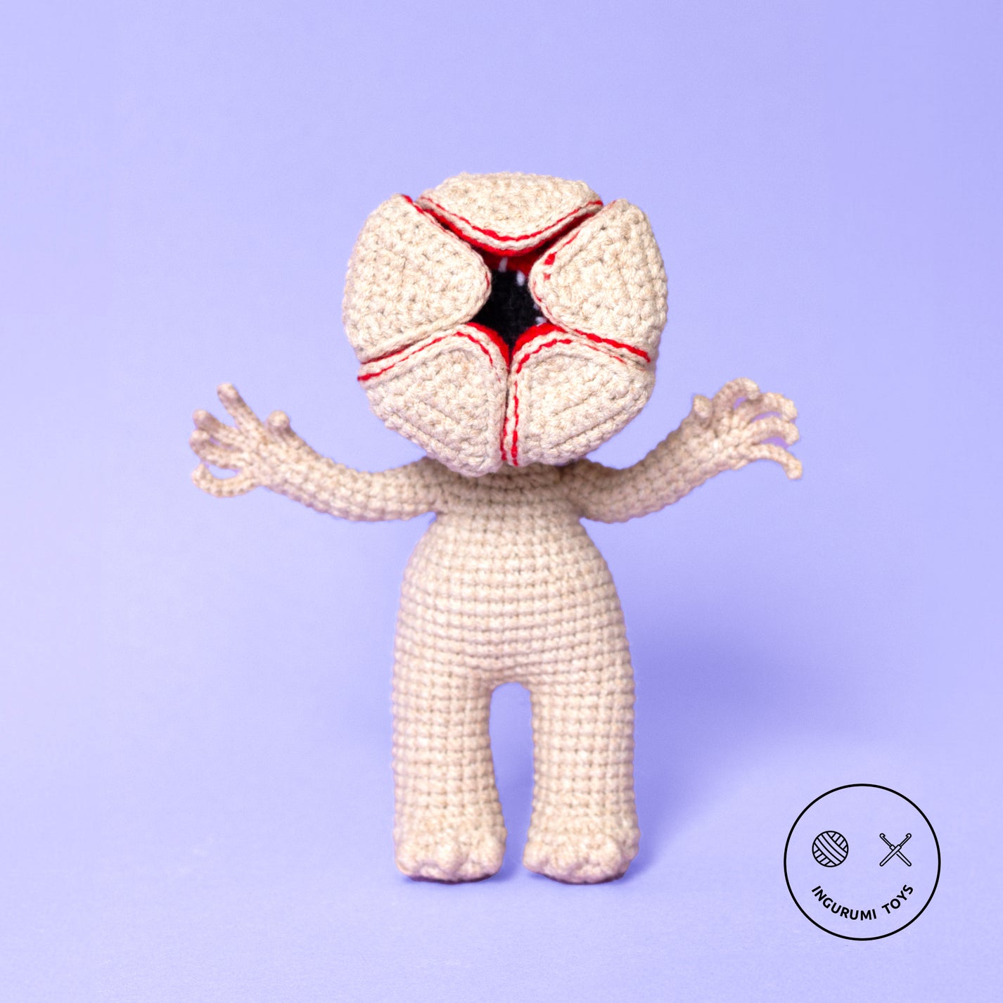 Demogorgon Amigurumi Toy Crochet Pattern PDF – Ingurumi Toys