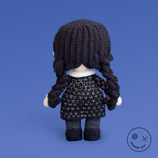 Wednesday Addams Amigurumi Crochet Doll Pattern PDF – Ingurumi Toys