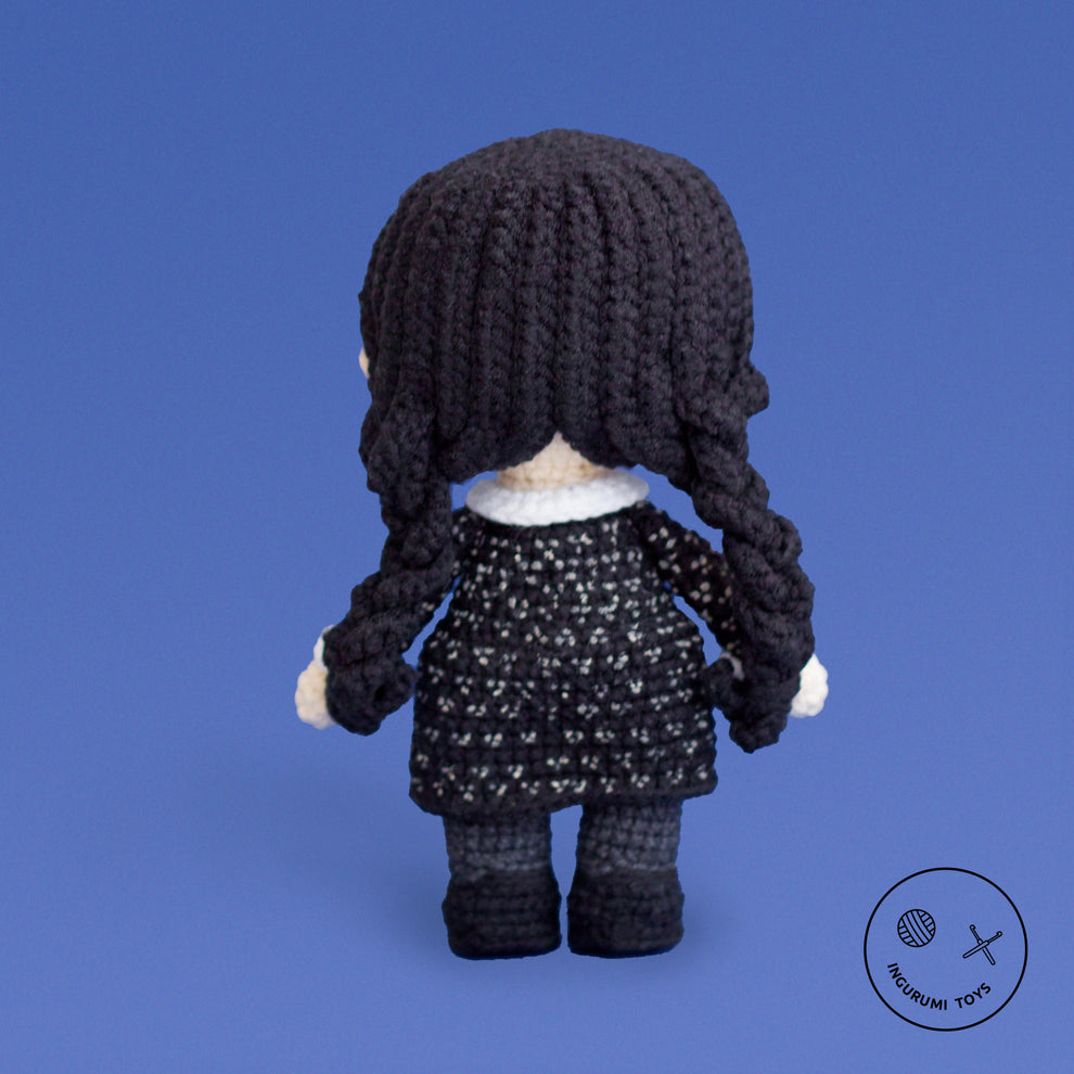 Wednesday Addams, Enid Sinclair and Bianca Barclay Amigurumi Crochet D ...
