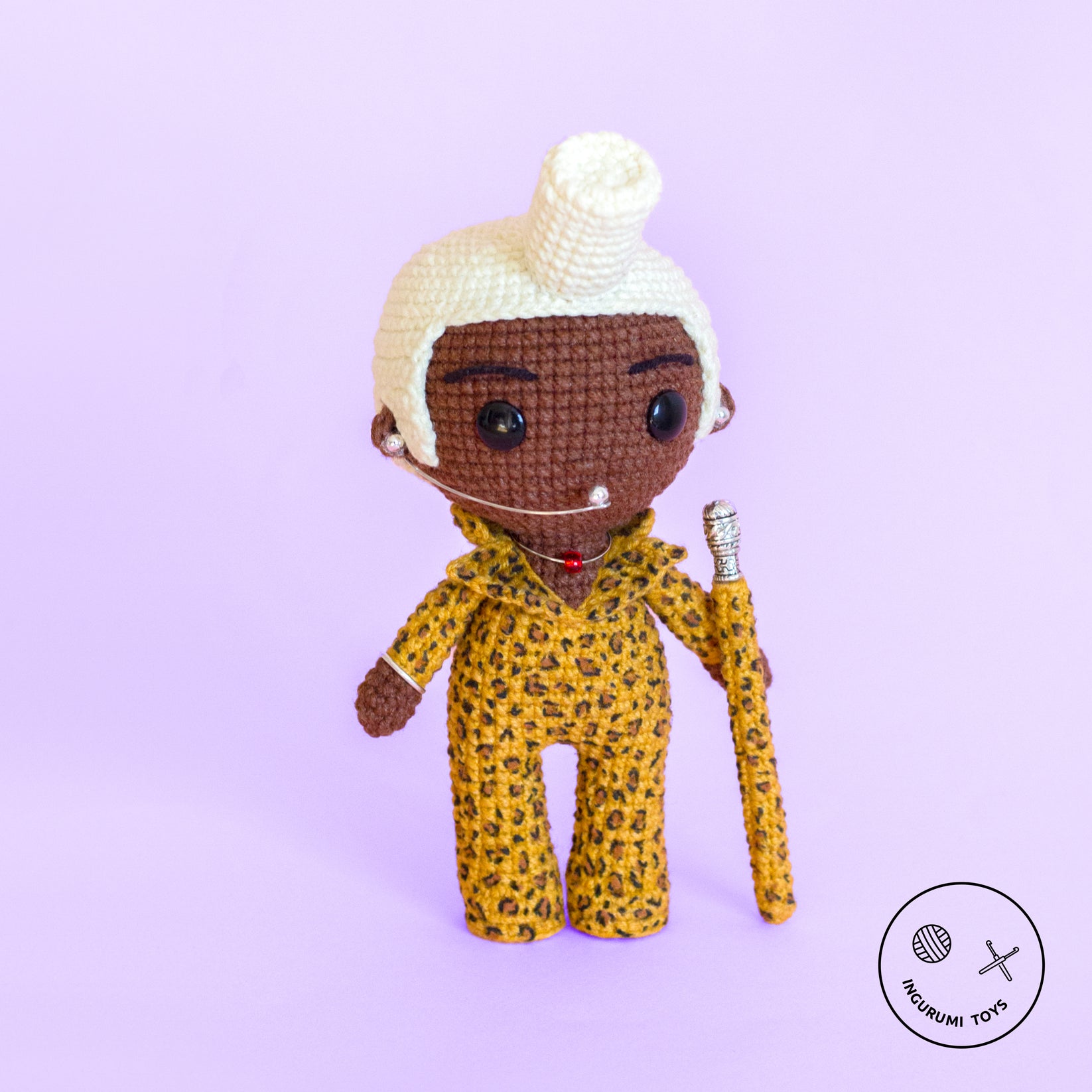 Ruby Rhod crochet toy amigurumi pattern PDF – Ingurumi Toys